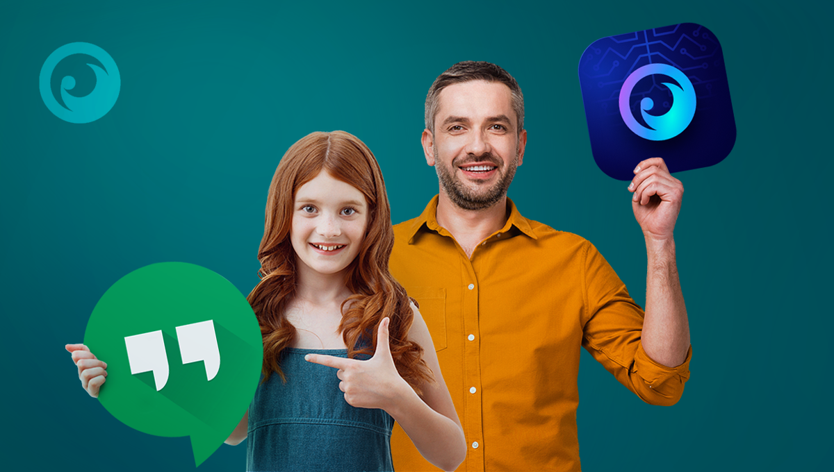 Can you tell if Someone is talking to Someone else on Google Chat?